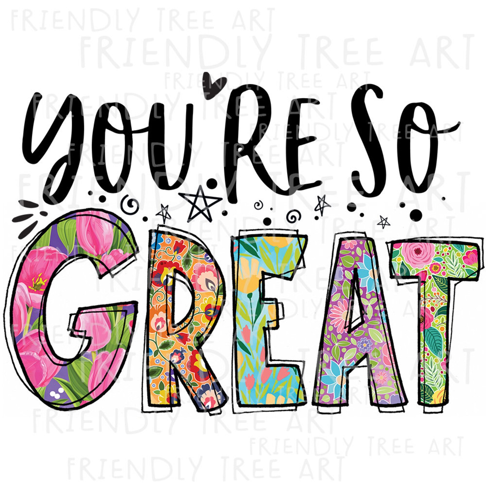 You're so Great PNG Files for Sublimation Printing - Etsy