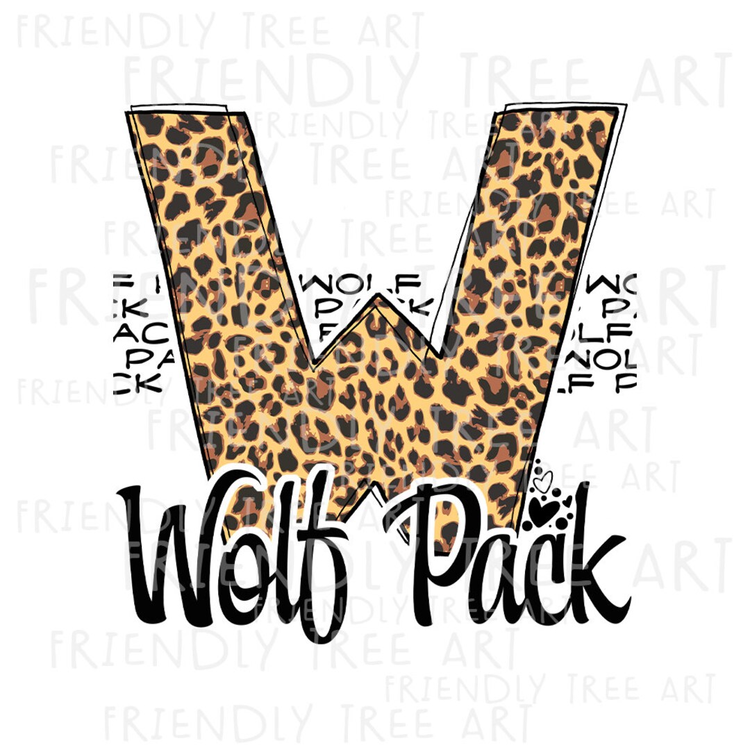 Wolf Pack Png, Png Files for Sublimation Printing, Go Wolf Pack Png ...