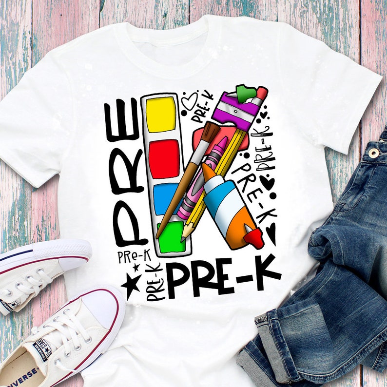Pre-k Png PNG Files for Sublimation Pre-k Sublimation Pre K | Etsy