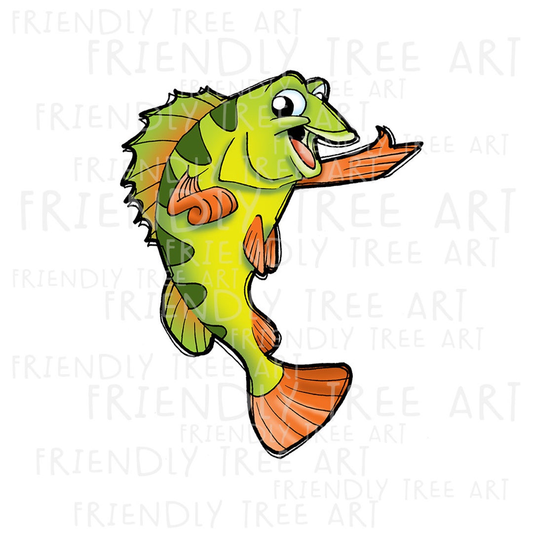 Perch Fish Png, PNG Files for Sublimation, Fish Clipart, Perch Png ...
