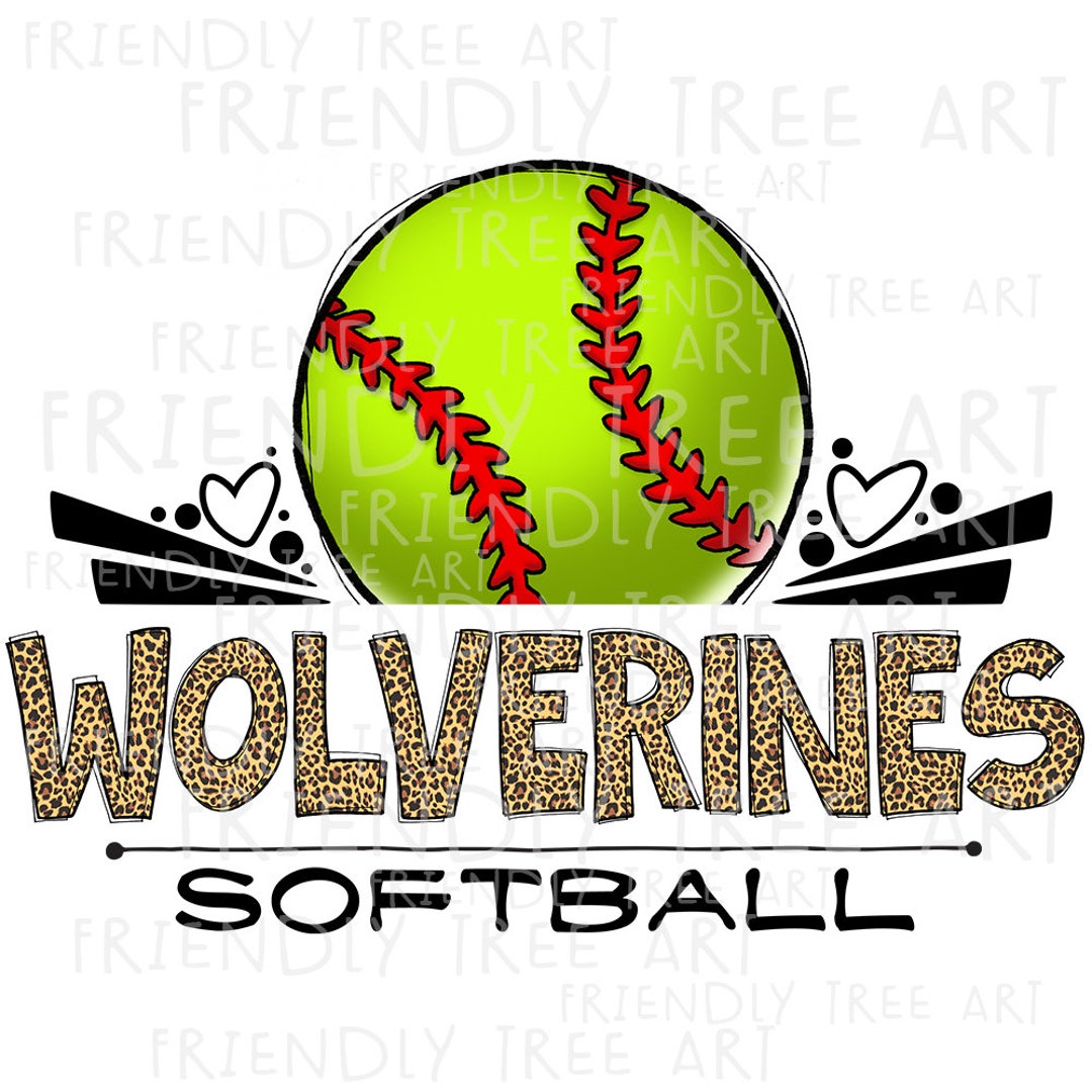 Wolverines Softball Png, Png Files for Sublimation Printing, Wolverines ...