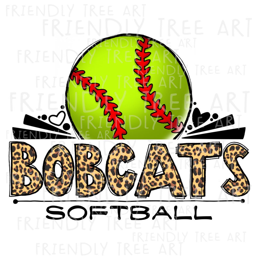 Bobcats Softball Png, Png Files for Sublimation Printing, Bobcats Png ...