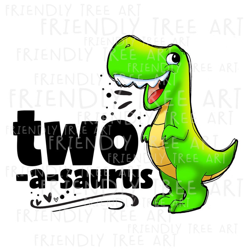 Two-a-saurus Png PNG Files for Sublimation Dinosaur Png - Etsy