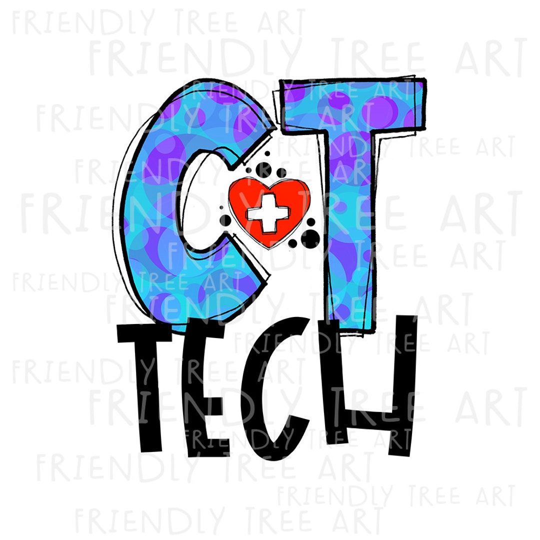 CT Tech Png, PNG Files for Sublimation Printing, CT Png, Radiology Tech ...