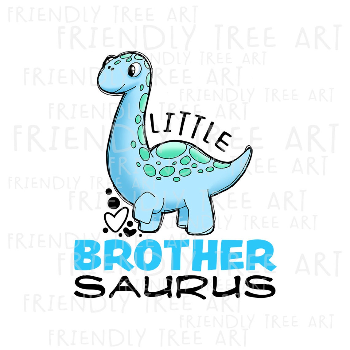 Little Brothersaurus Png PNG Files for Sublimation Dinosaur - Etsy