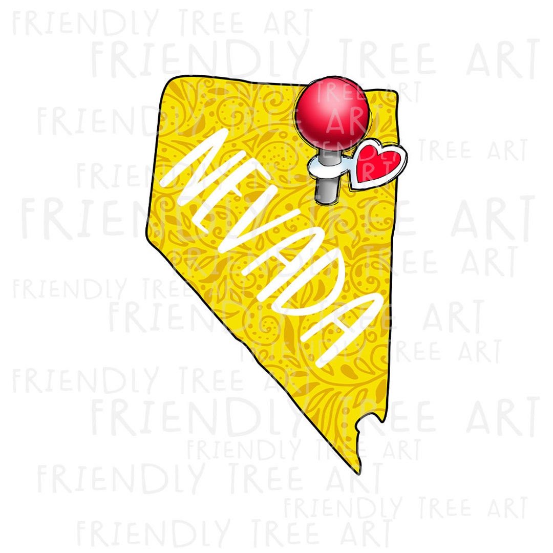 Nevada Png, Nevada Sublimation, Nevada State, Nevada Clipart, Nevada ...