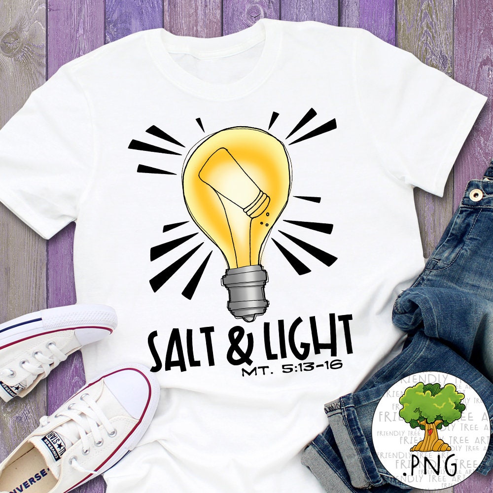 Salt and Light PNG Files for Sublimation Printing Jesus Png | Etsy