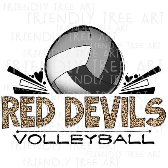 Red Devils Volleyball Png Png Files for Sublimation Printing - Etsy