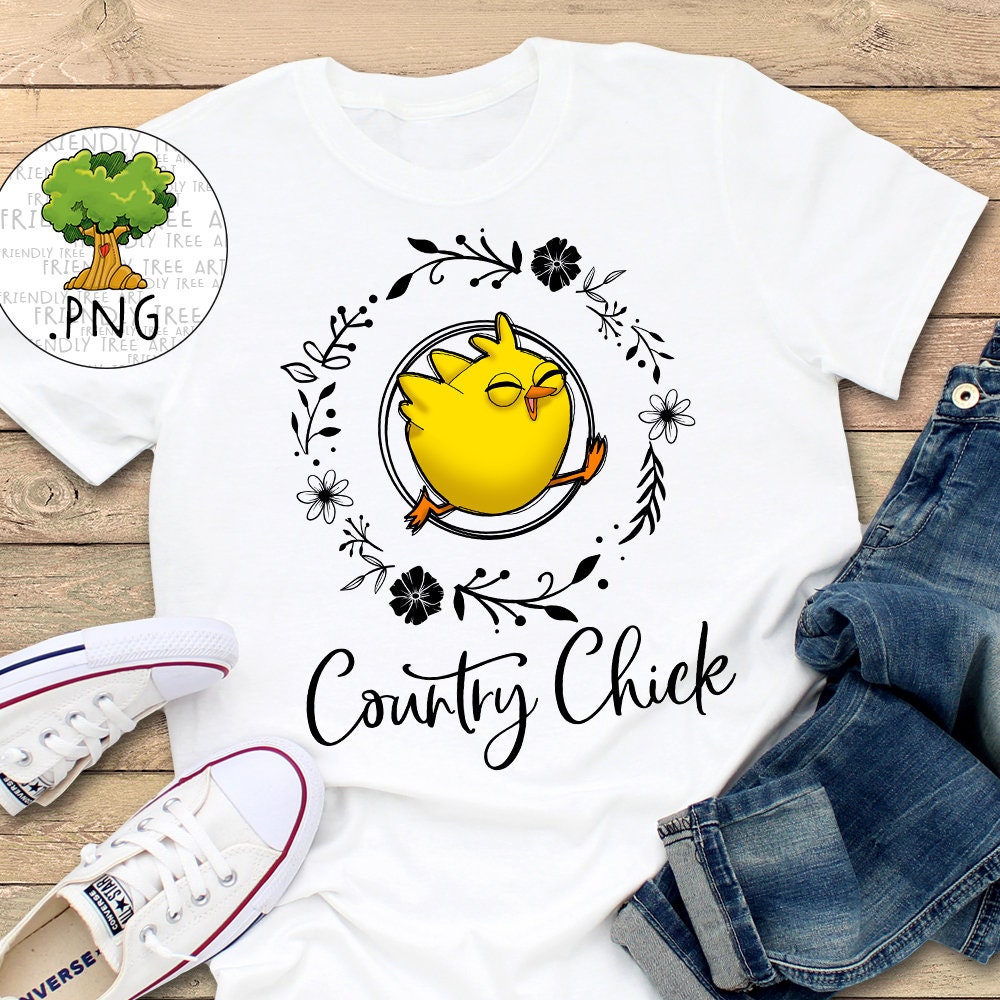Country Chick Png PNG Files for Sublimation Chick Png Chick - Etsy