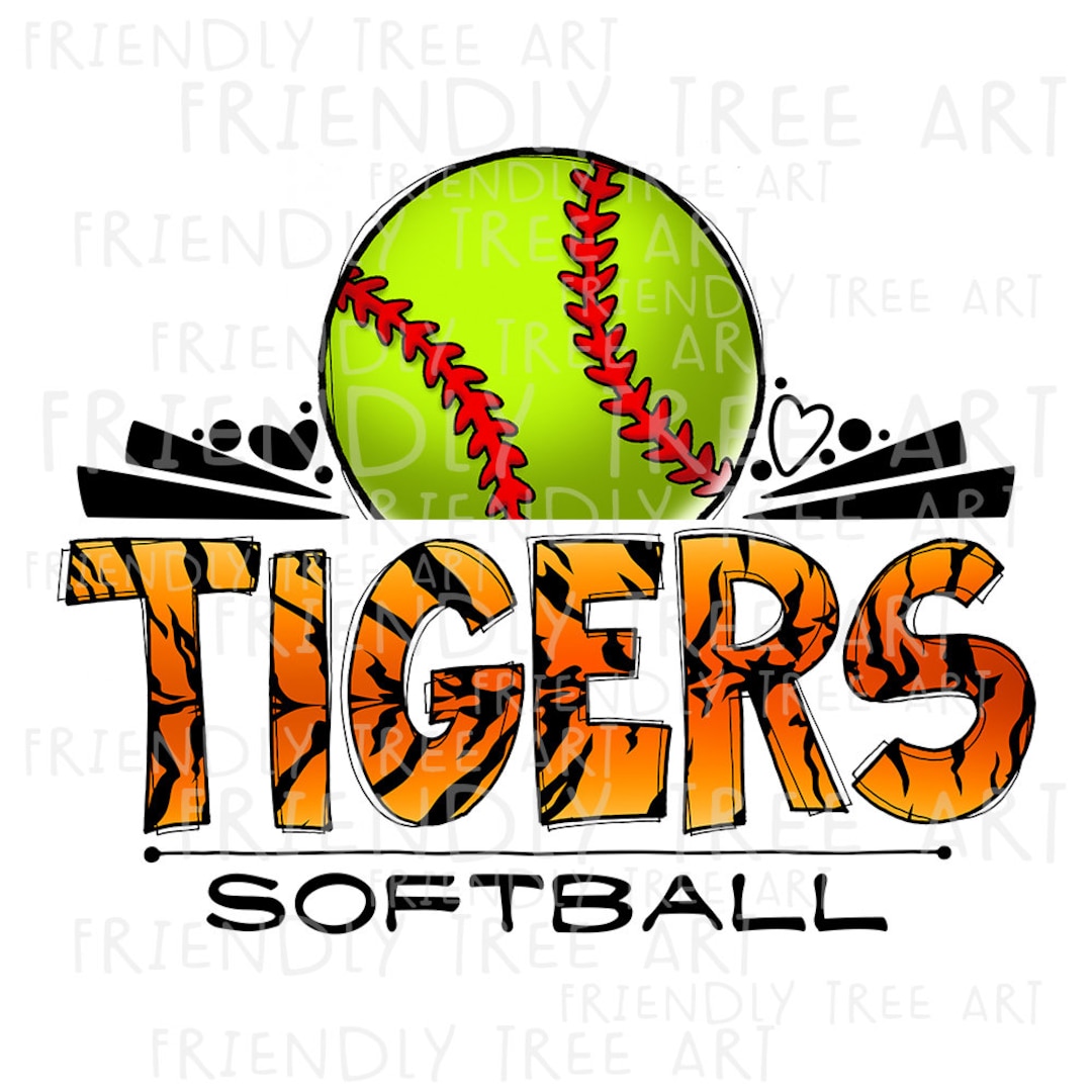 Tigers Softball Png, Png Files for Sublimation Printing, Tigers Png ...