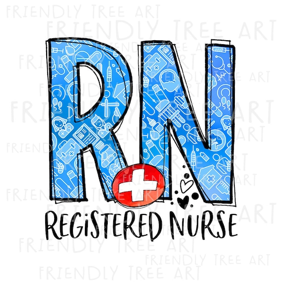 Registered Nurse RN Png Nurse PNG Files for Sublimation | Etsy