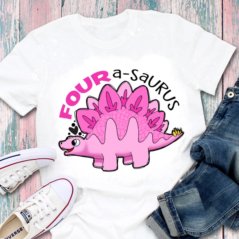 Four-a-saurus Png PNG Files for Sublimation Dinosaur - Etsy