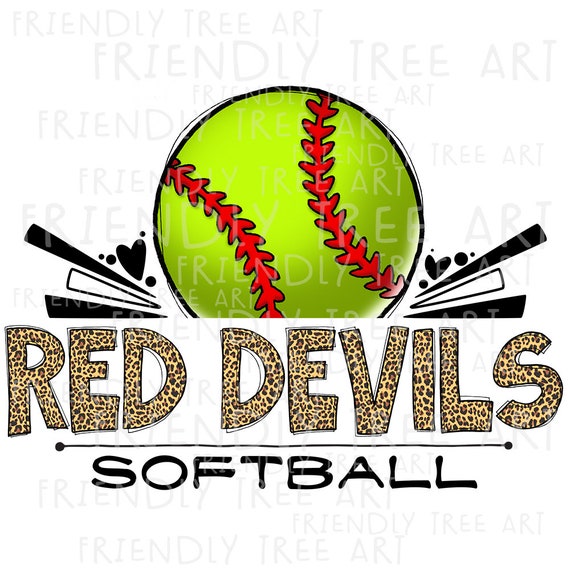 Red Devils Softball Png Png Files for Sublimation Printing - Etsy