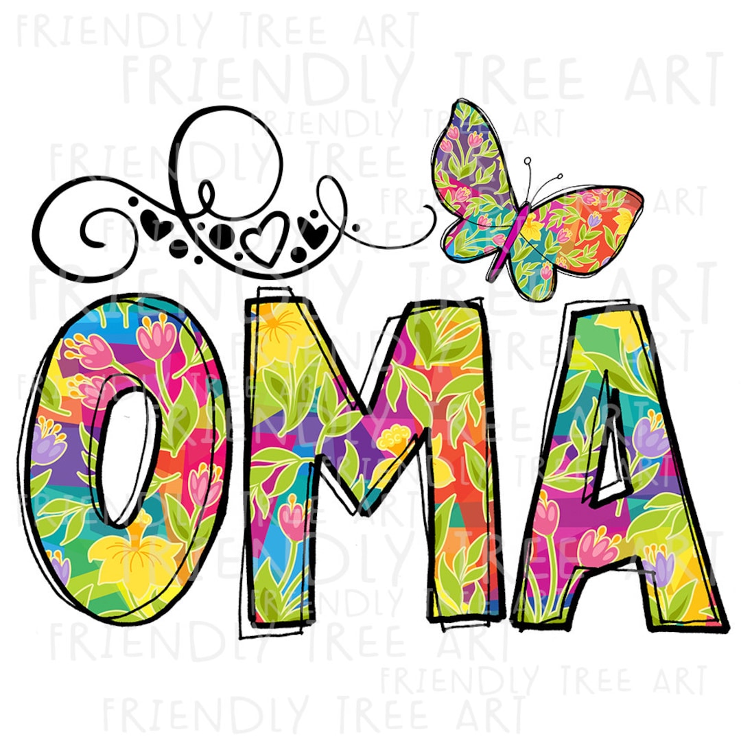 Oma Png, Oma PNG Files for Sublimation Printing, Family, Oma Clipart ...
