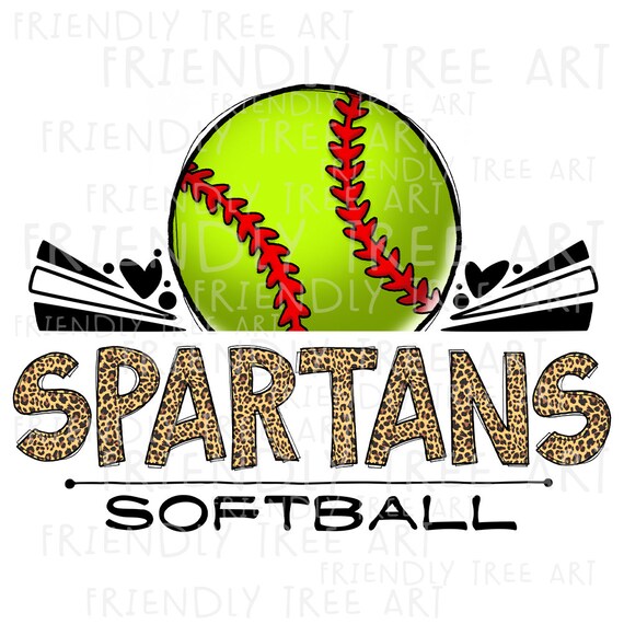 Spartans Softball Png Png Files for Sublimation Printing | Etsy