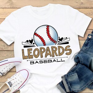 Leopards Baseball Png, Png Files for Sublimation Printing, Leopards Png ...