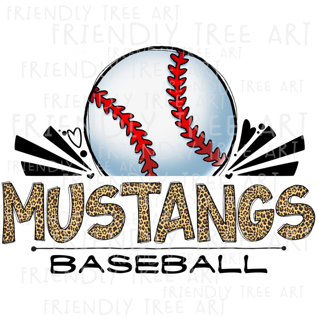 Mustangs Baseball Png, Png Files for Sublimation Printing, Mustangs Png ...