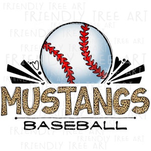Mustangs Baseball Png, Png Files for Sublimation Printing, Mustangs Png ...