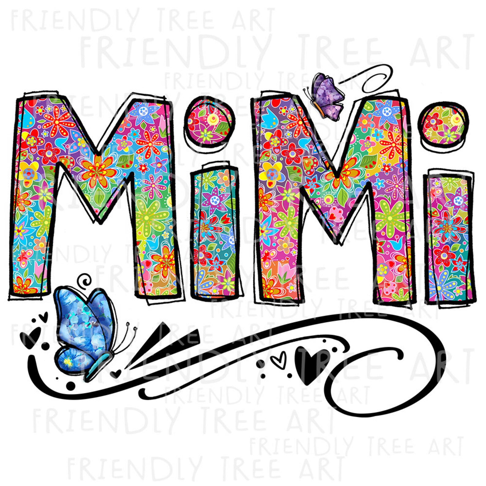 Mimi Png Mimi PNG Files for Sublimation Printing Family - Etsy