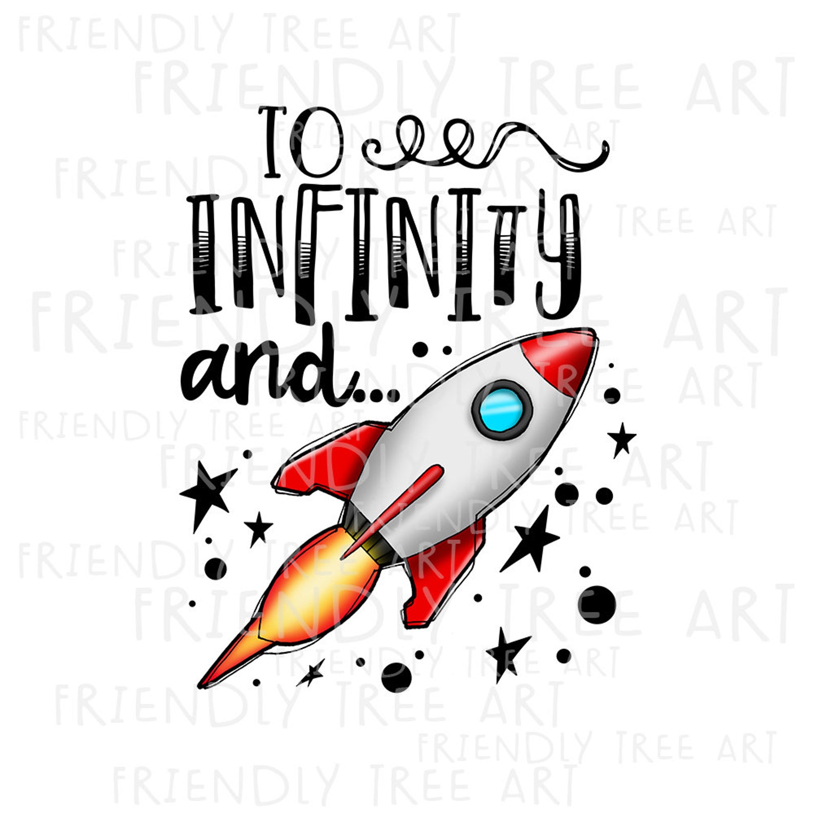 To Infinity and Png PNG Files for Sublimation Spaceship Png - Etsy