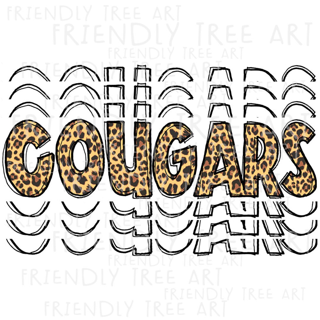 Cougars Reverb Png, Png Files for Sublimation Printing, Cougars Png ...