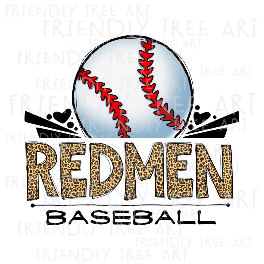 Redmen Baseball Png, Png Files for Sublimation Printing, Redmen Leopard ...
