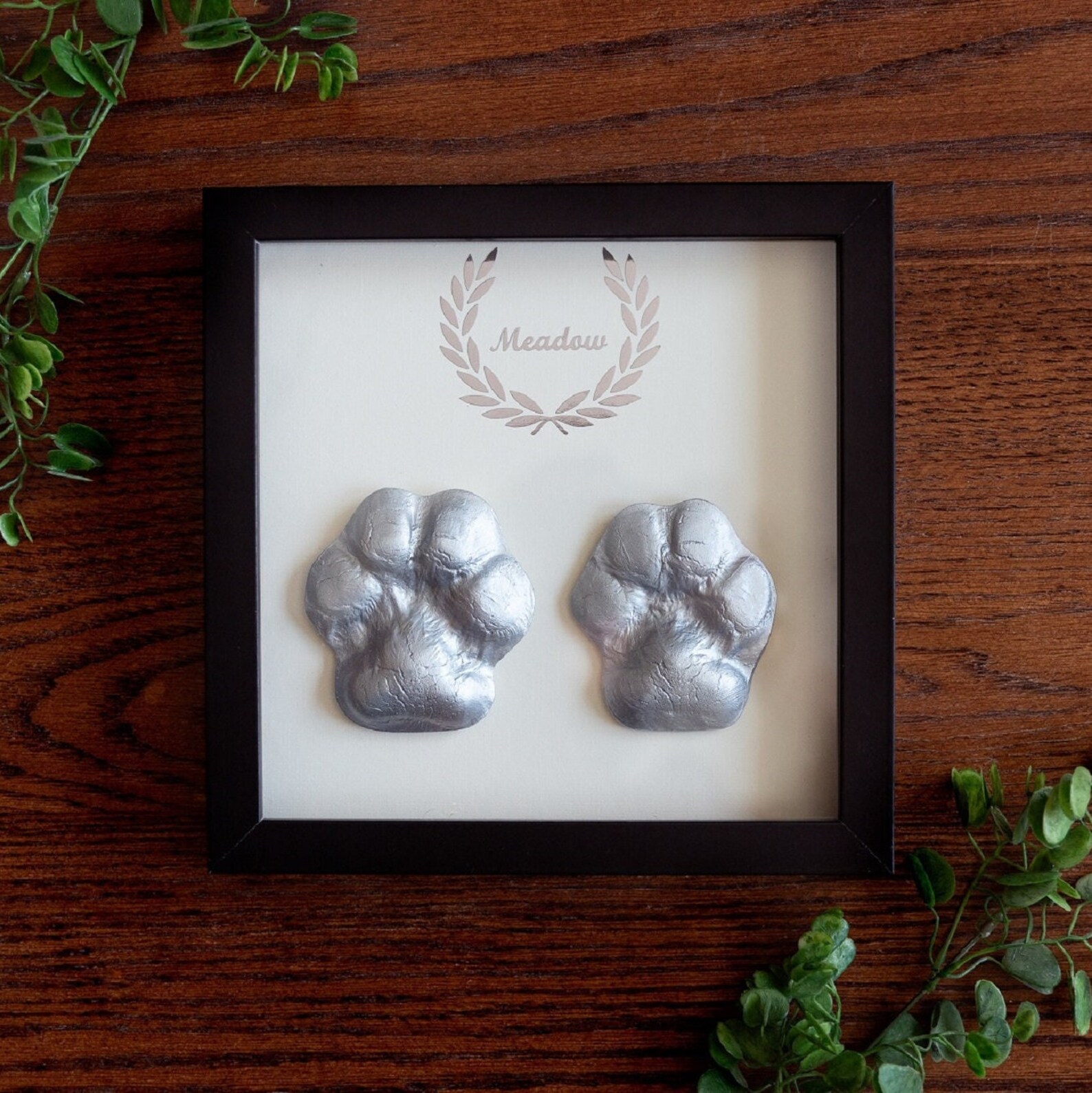 DIY Pet Paw Casting Frame Kit Dog Paw Print Memorial Paw - Etsy