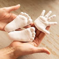 Baby Hand and Feet Casting - Heart Frame - Baby Hand Print and ...