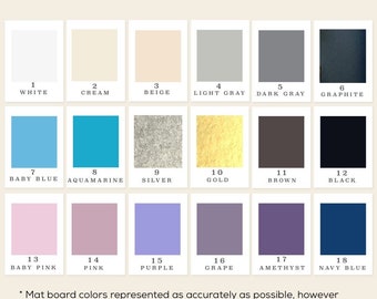 Custom Mat Board - Etsy