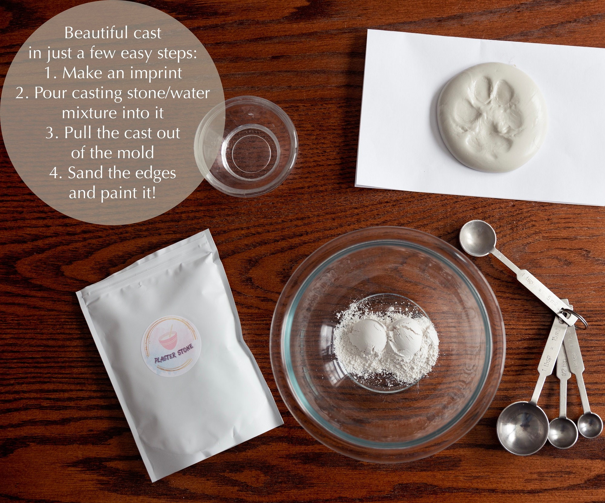 DIY Pet Paw Casting Frame Kit Dog Paw Print Memorial Paw - Etsy