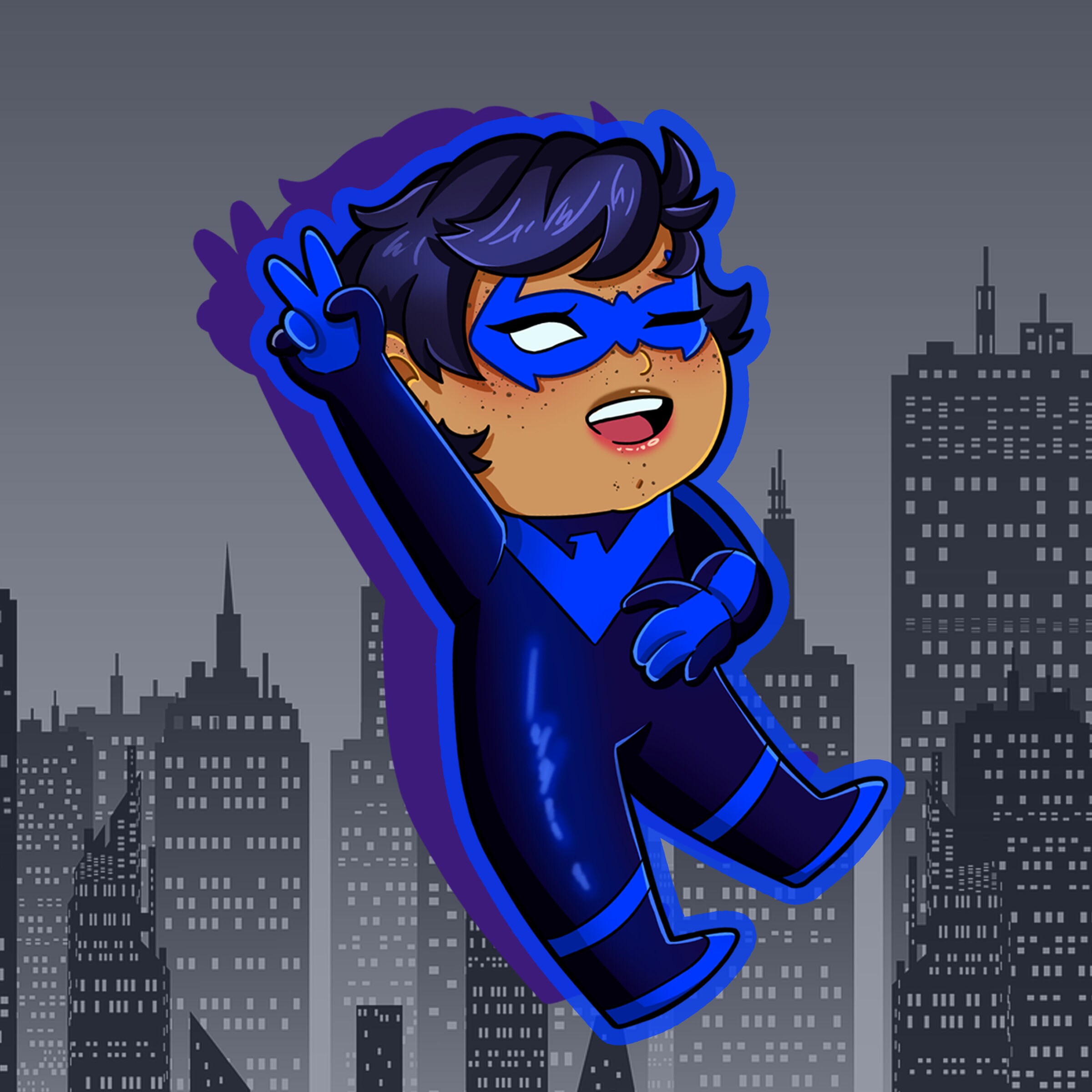 Batboy Double-sided Chibi Charms - Etsy