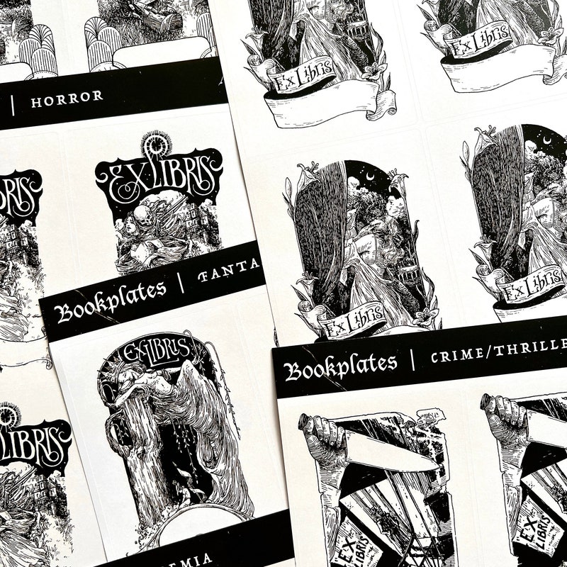 Ex Libris Bookplates - Etsy