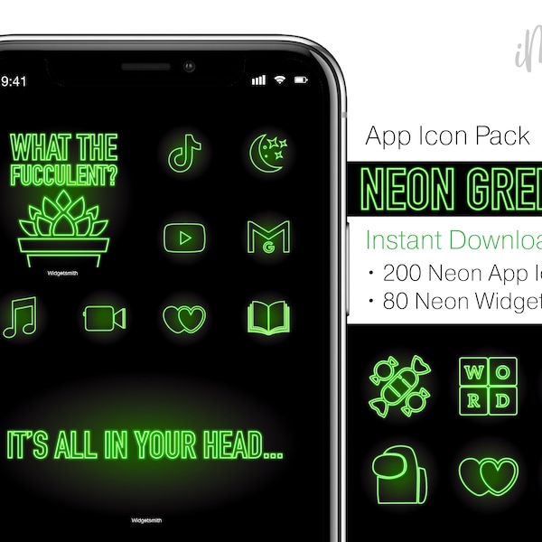 Green App Icons - Etsy
