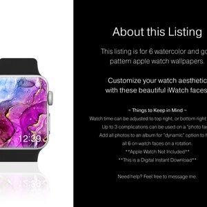 Apple Watch Watercolor Wallpaper Rainbow Design Watch Aesthetic, Ios ...