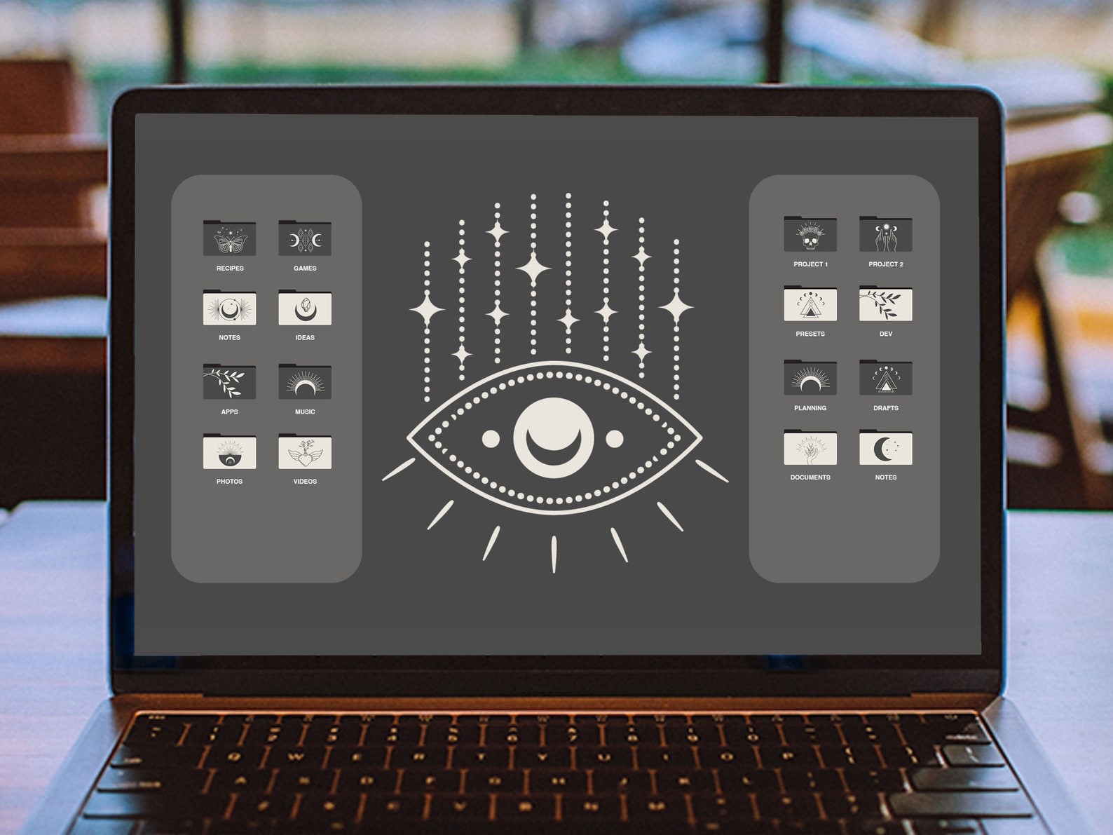 Esoteric Moon Mac Folder Icons Wallpaper Organizer and Folder Icons ...