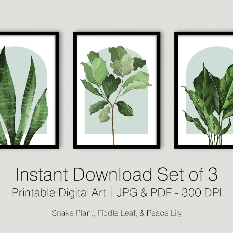 Set of Three Prints - Etsy