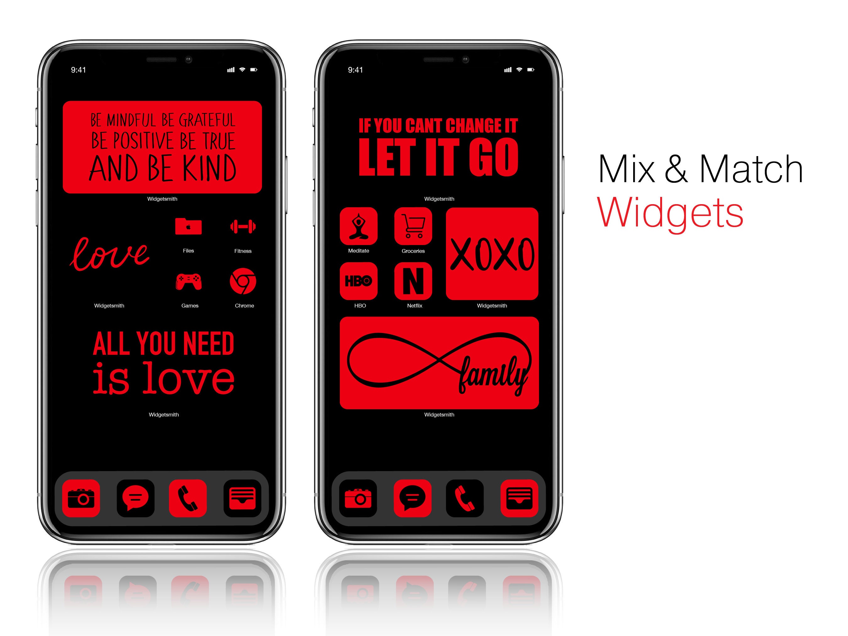 Red App Icons Ios Minimalist iPhone Pack -includes 400 App Icons for ...