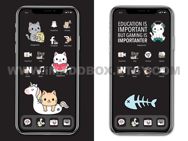 Cute Ios App Icons - 150 Kawaii Cats Icon Bundle App Icons for Ios ...