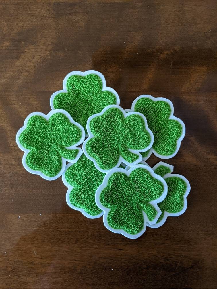 Chenille Patch Lucky Clover Shamrock - Etsy