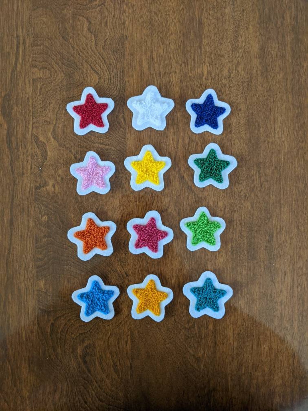 Tiny Star Chenille Patch Sew on Available in Different Colors - Etsy