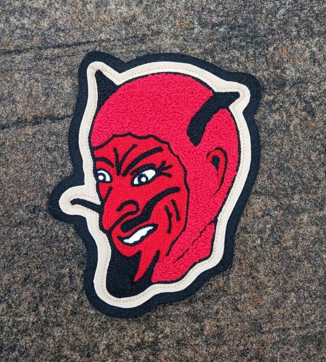 Chainstitch and Chenille Devil Patch Sew On Vintage Flash - Etsy