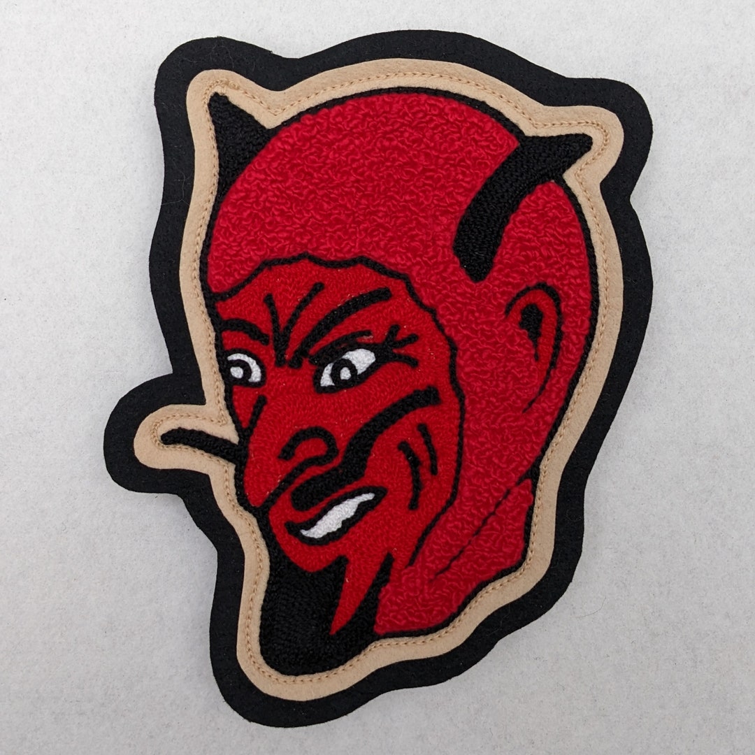 Chainstitch and Chenille Devil Patch Sew On Vintage Flash Style - Etsy