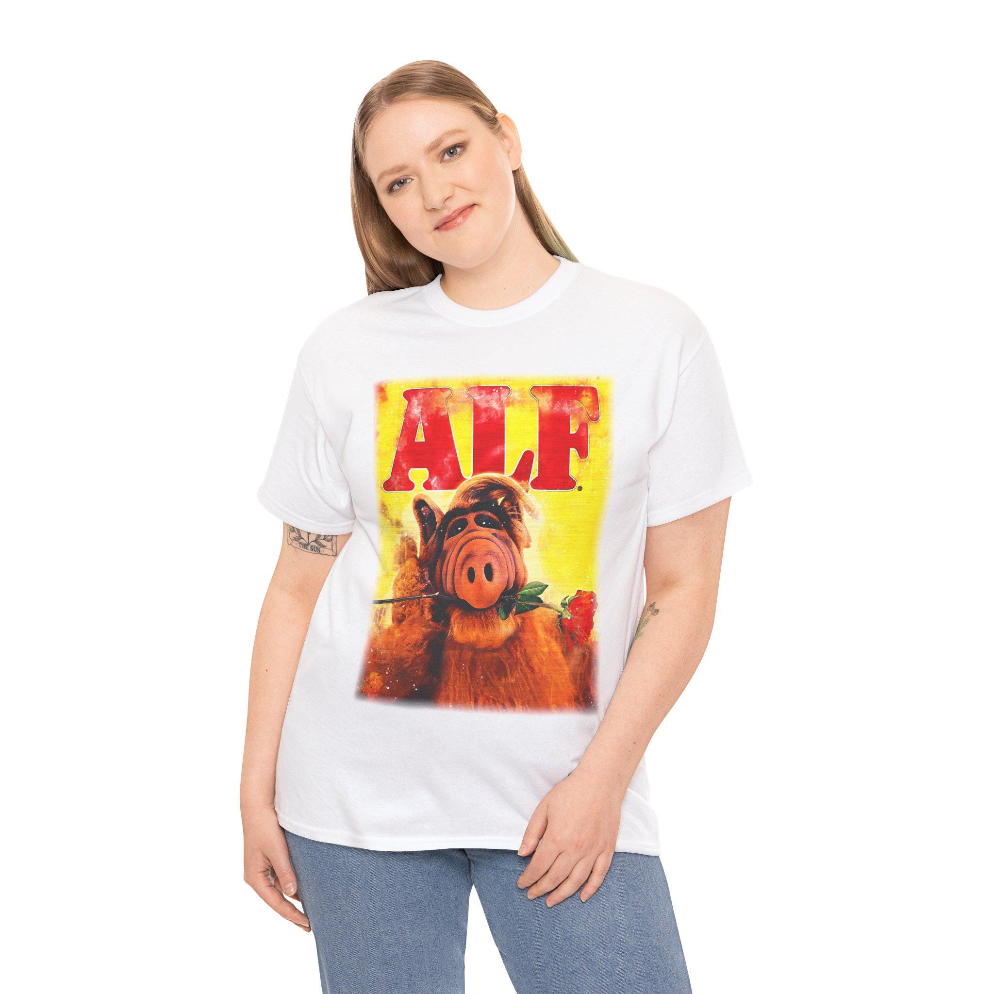 Vintage Retro Look Funny Alf Movie Fan Art Unisex Tee Shirt Retro 80s ...