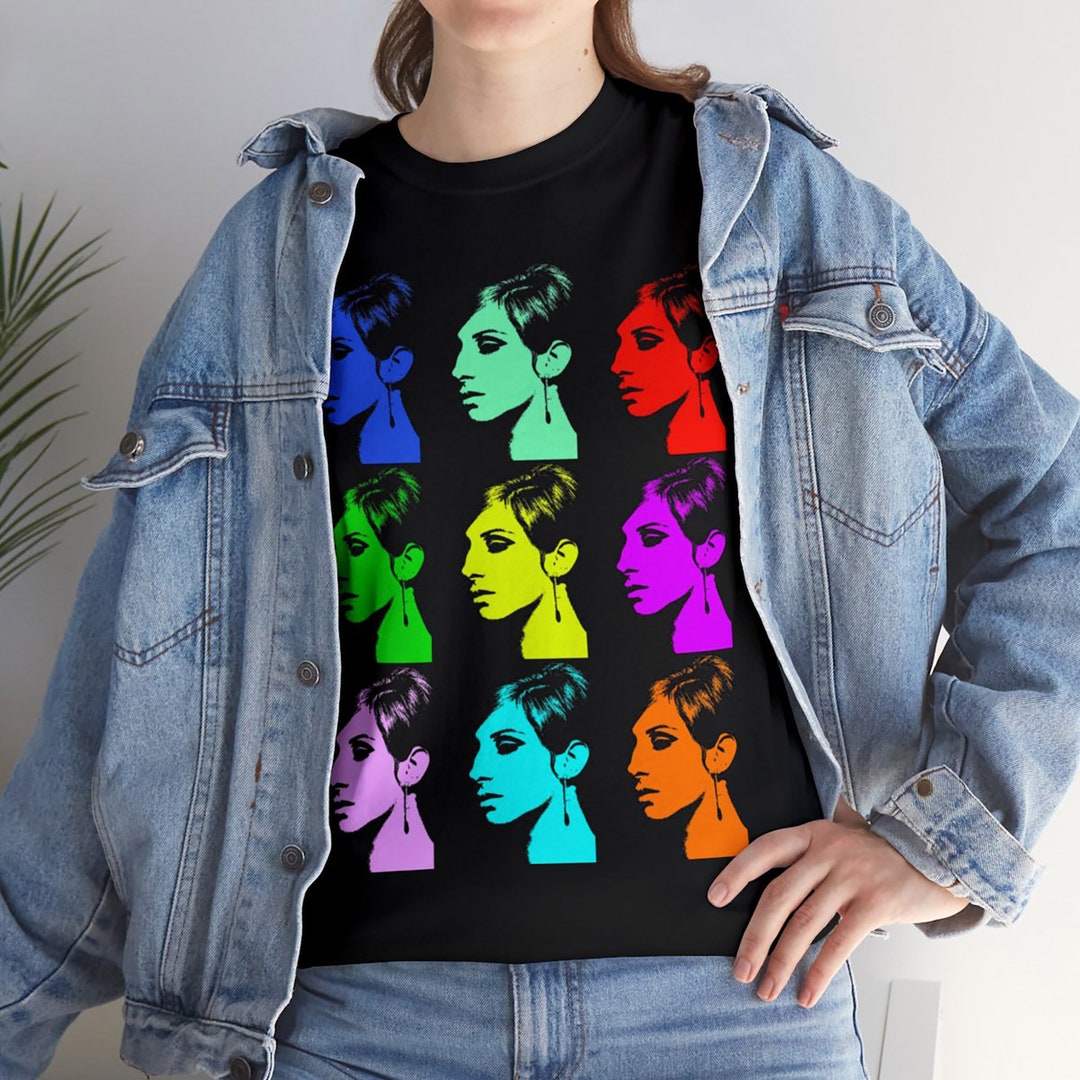 Barbra Streisand Pop Art Fan Art Women Unisex Tee Shirt for Barbra ...