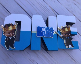 Boss Baby Letters | Etsy