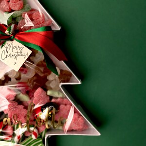Personalised Christmas Sweetie Tree Christmas Sweets Christmas Eve Box ...