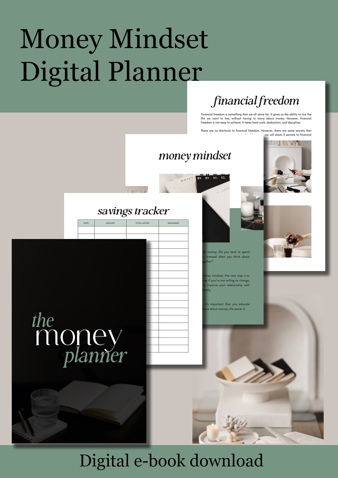 Money Mindset Journal: Financial Abundance Planner (PDF 2024) - Etsy