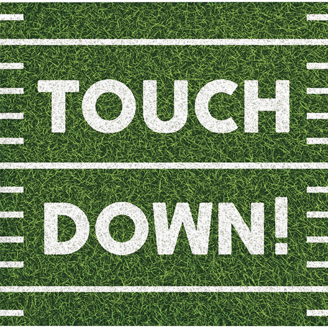 Football Napkins - Touchdown or Tutu Party Decor - Touchdown Napkins ...