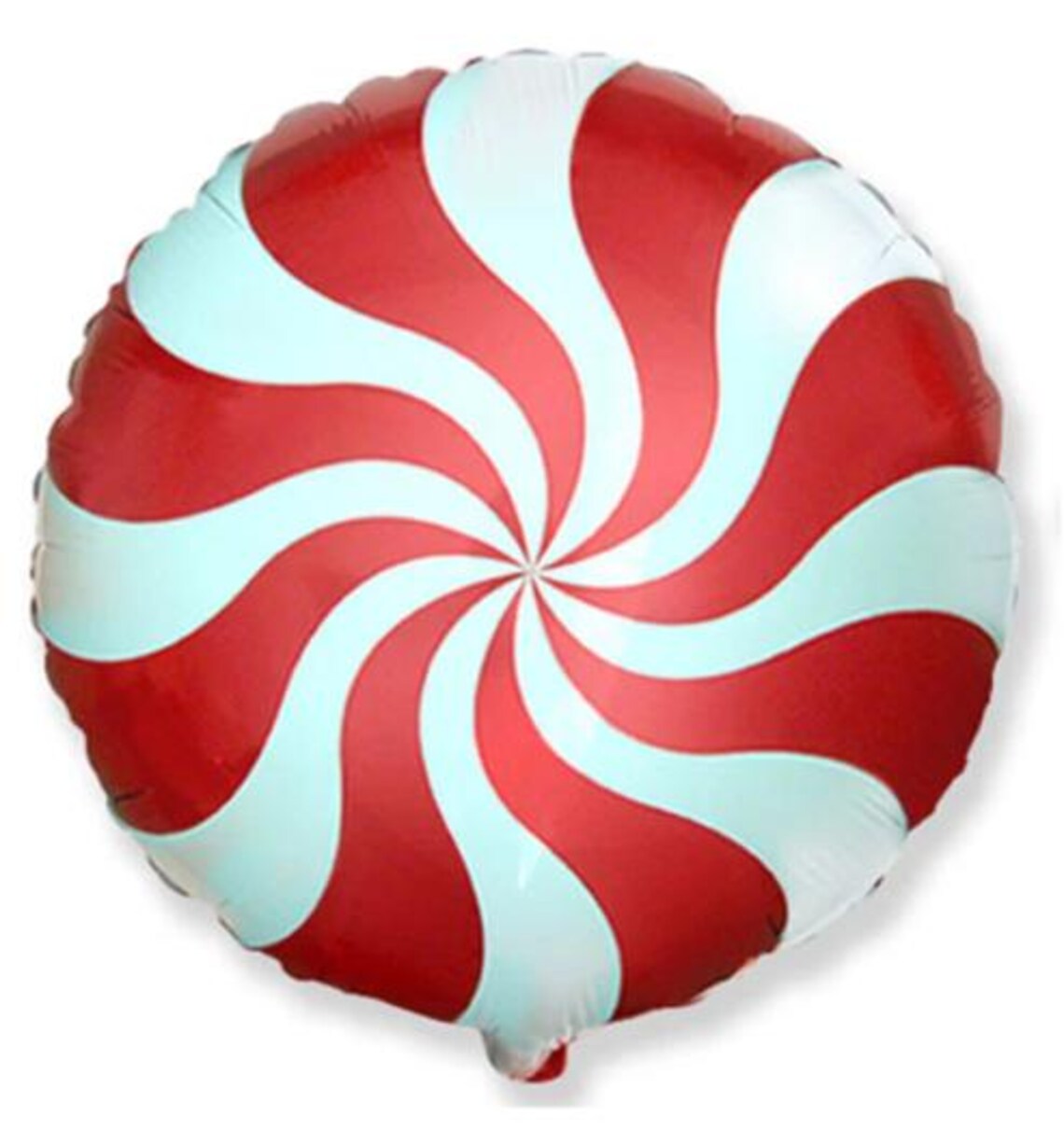 Red and White Peppermint Swirl Balloon - Candy Balloon - Candyland ...
