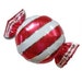 Red and White Peppermint Candy Balloon - Candy With Wrapper Balloon ...